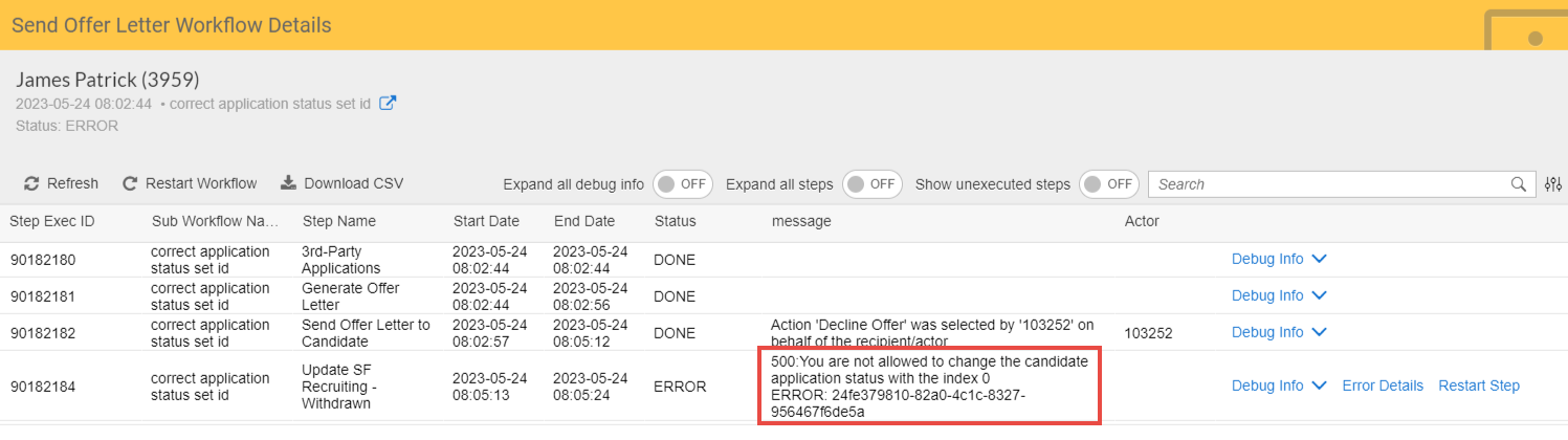 Update Data Source Value Workflow Step Error – SpinifexIT Help Center